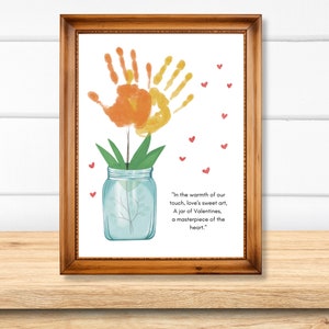 Valentine's Day Handprint Craft, Baby, Toddler, Preschool Activity ...