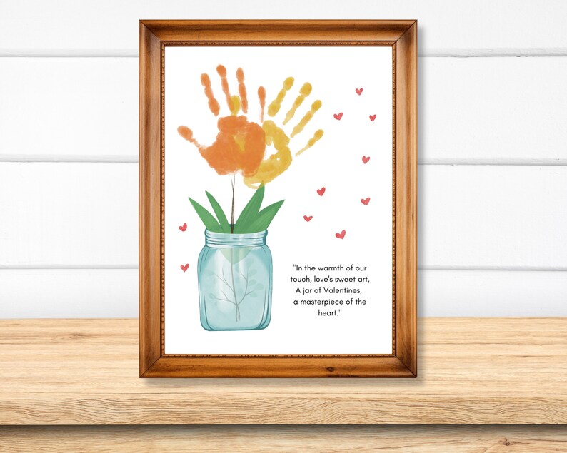 Valentine's Day Handprint Craft, Baby, Toddler, Preschool Activity ...