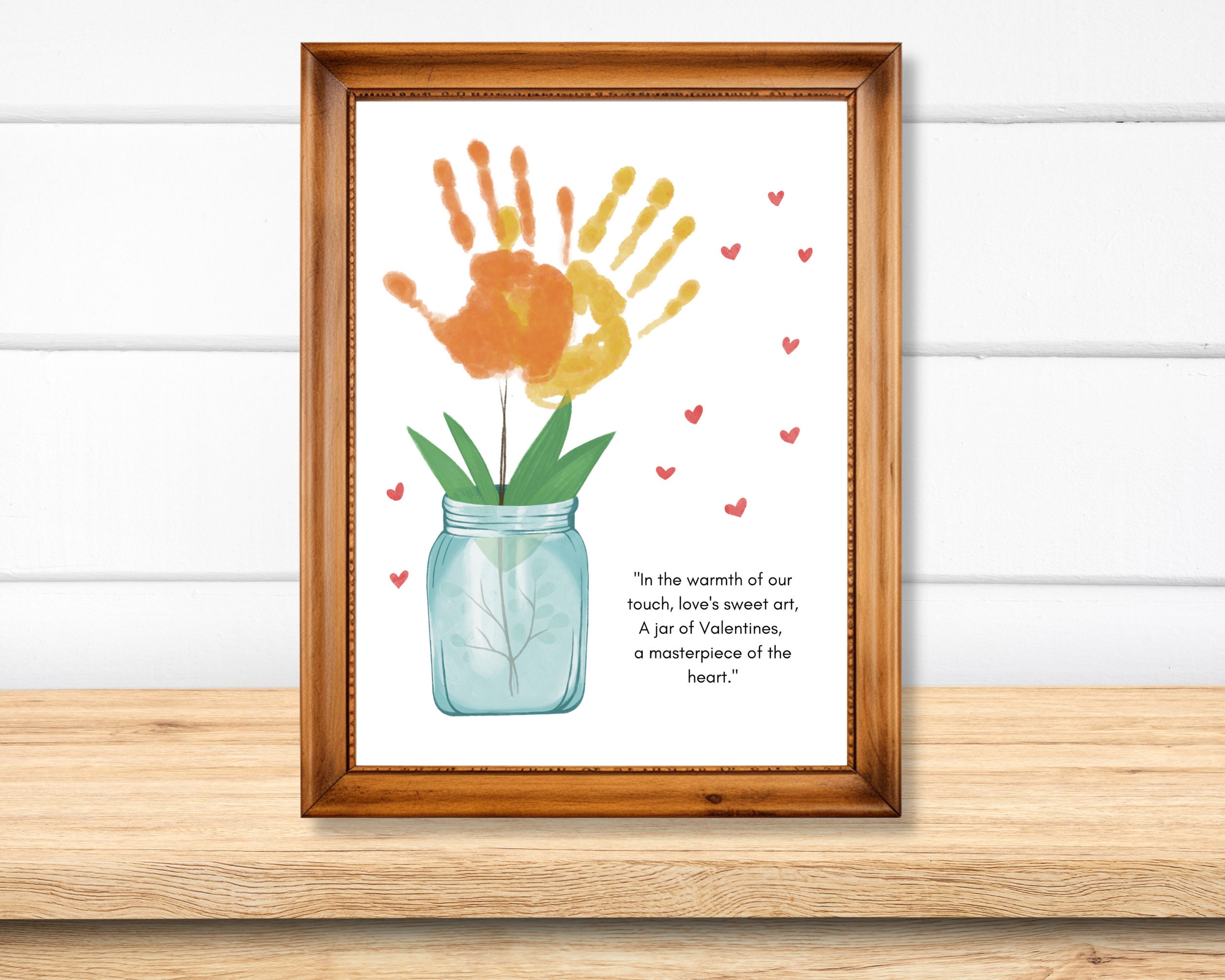 Valentine's Day Handprint Craft, Baby, Toddler, Preschool Activity ...