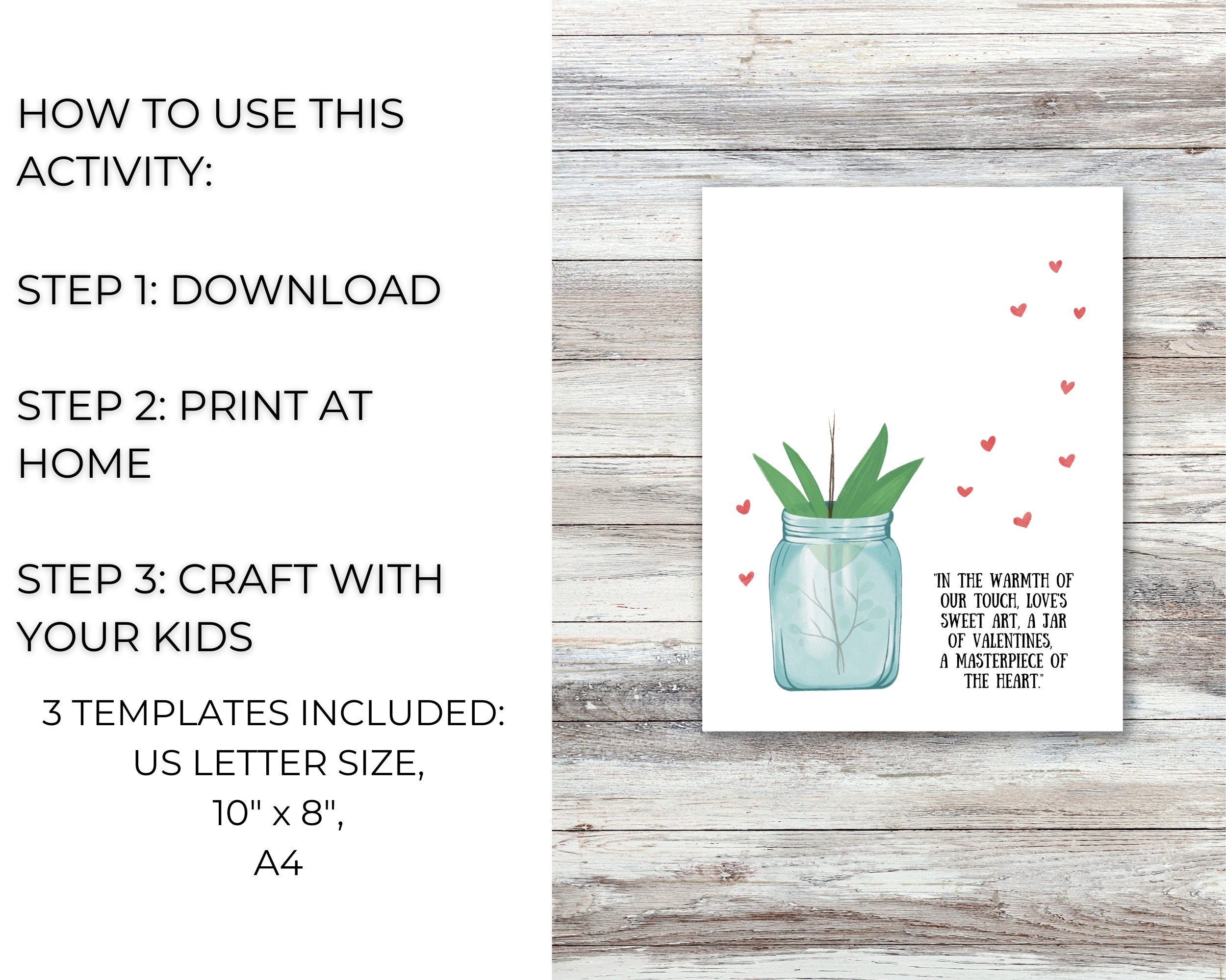 Valentine's Day Handprint Craft, Baby, Toddler, Preschool Activity ...