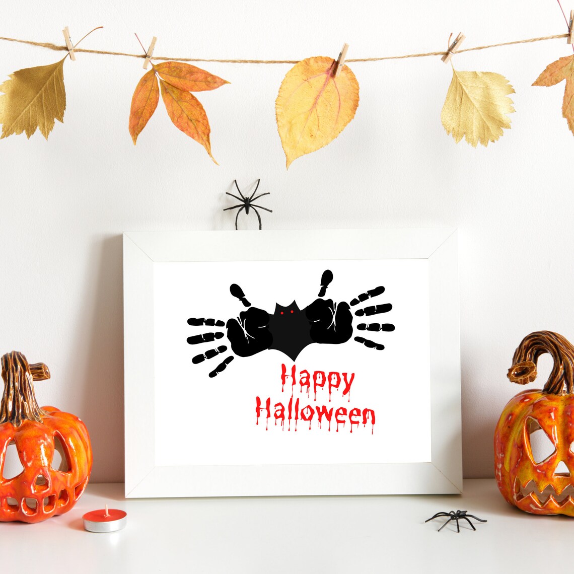 Halloween Handprint Preschool Kindergarten 1st Grade Craft Fall ...
