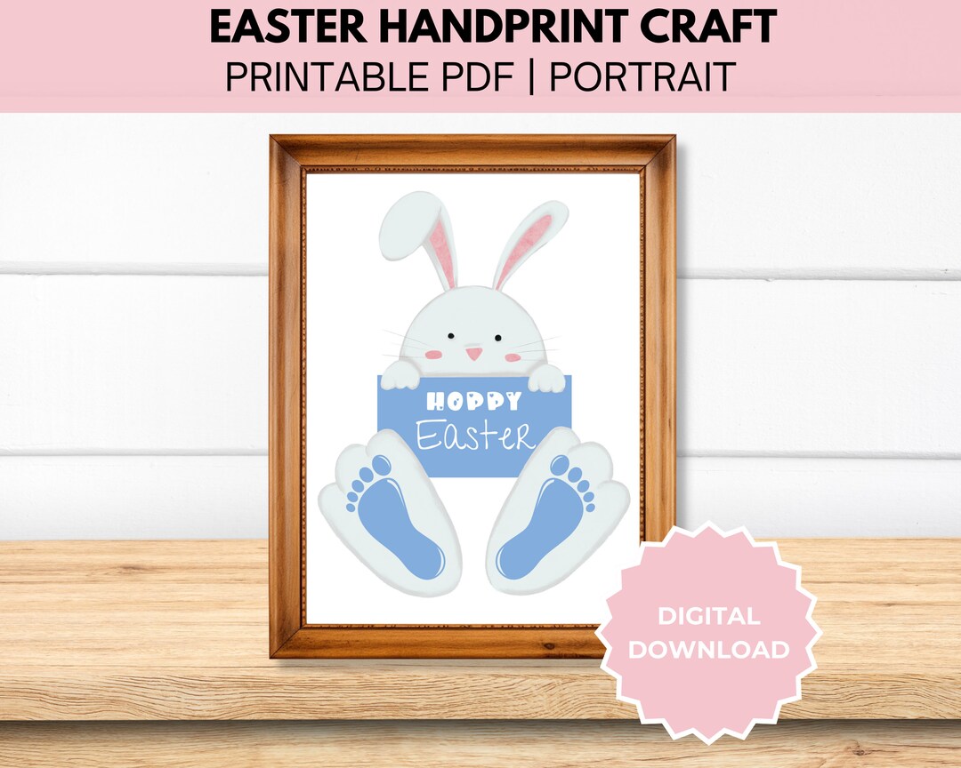 Easter Handprint Craft, Baby, Toddler, Preschool Activity, Handprint ...