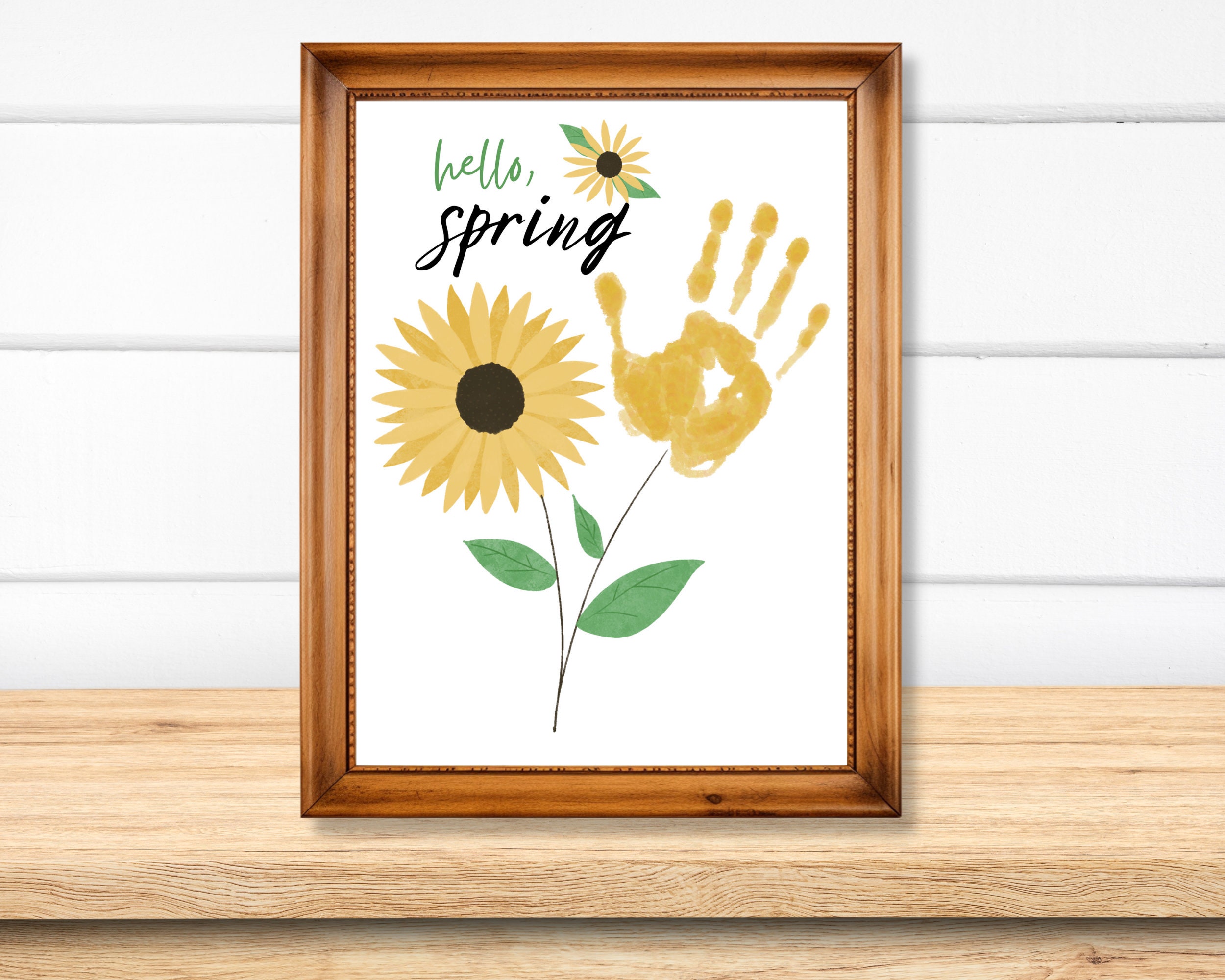 Spring is in the Air Handprint Craft, Baby, Toddler, Preschool Activity ...