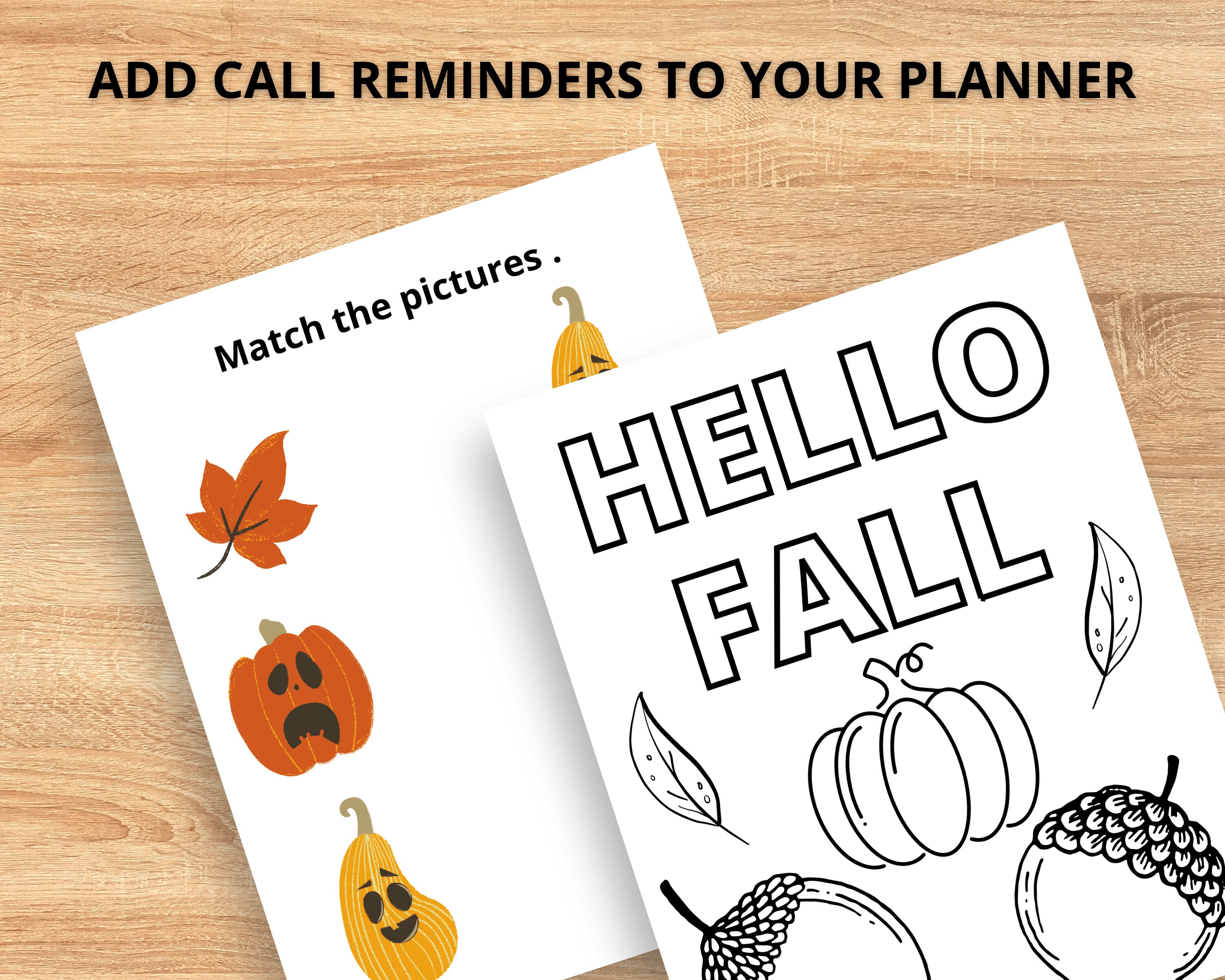 Fall Morning Work Math Activities School Homeschool Kids Kindergarten ...