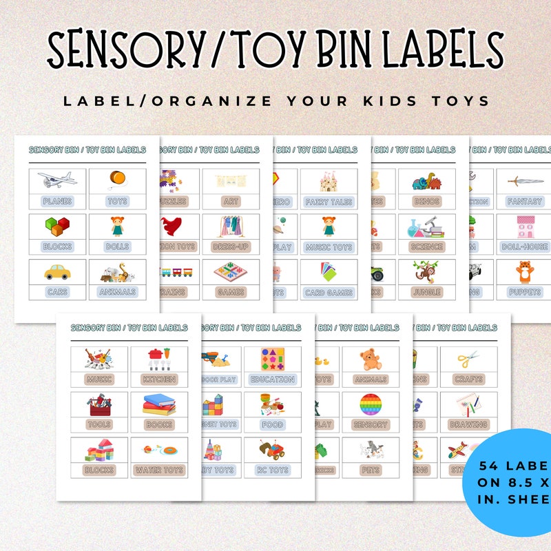 Bin Labels - Etsy