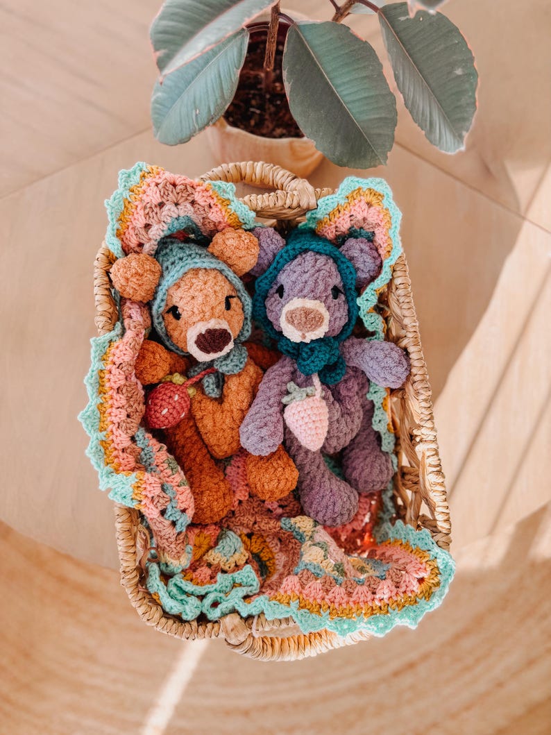 Briar Mini Bear Crochet Pattern | Amigurumi Plush (PDF Pattern) - Etsy