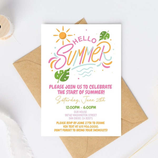 Diy Party Invites - Etsy