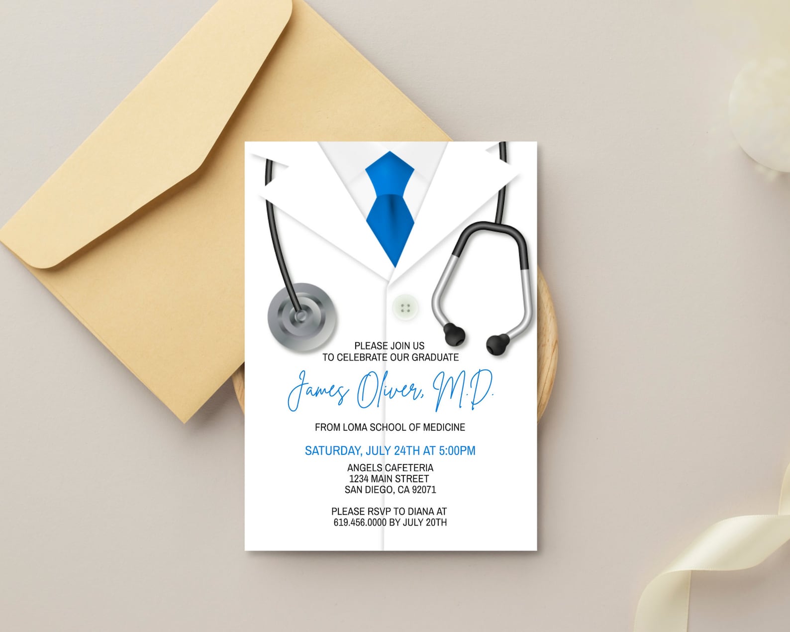 Doctor Graduation Invitations Template, Doctor Graduation Party ...