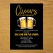 Cheers to Retirement Invitation Template, Beer Retirement Invitation ...