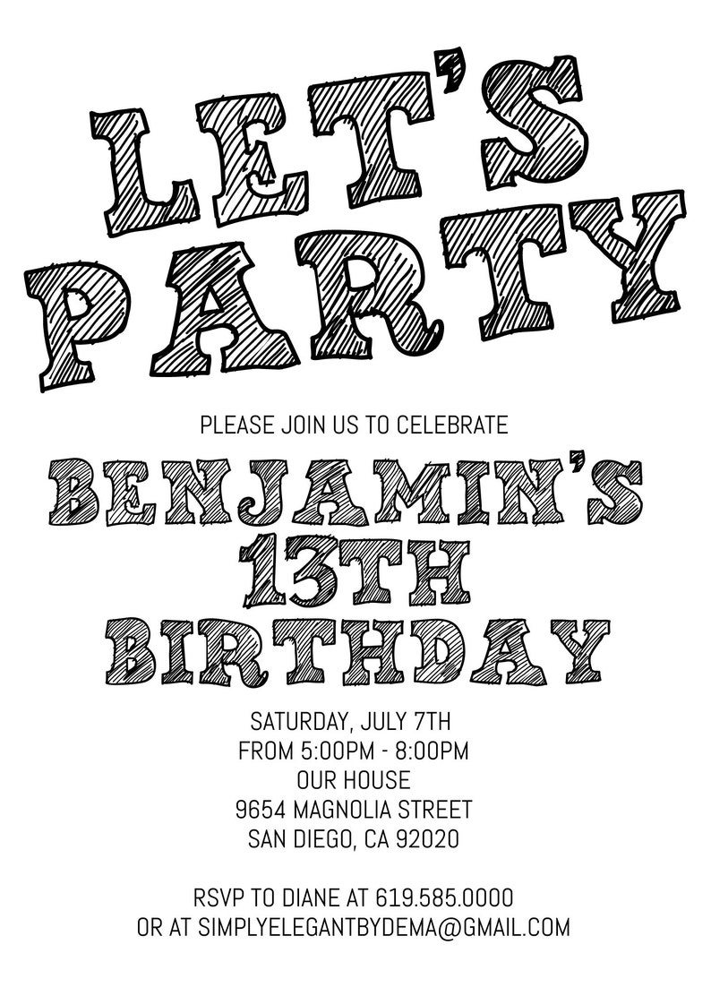 simple-black-and-white-birthday-invitation-template-any-age-etsy