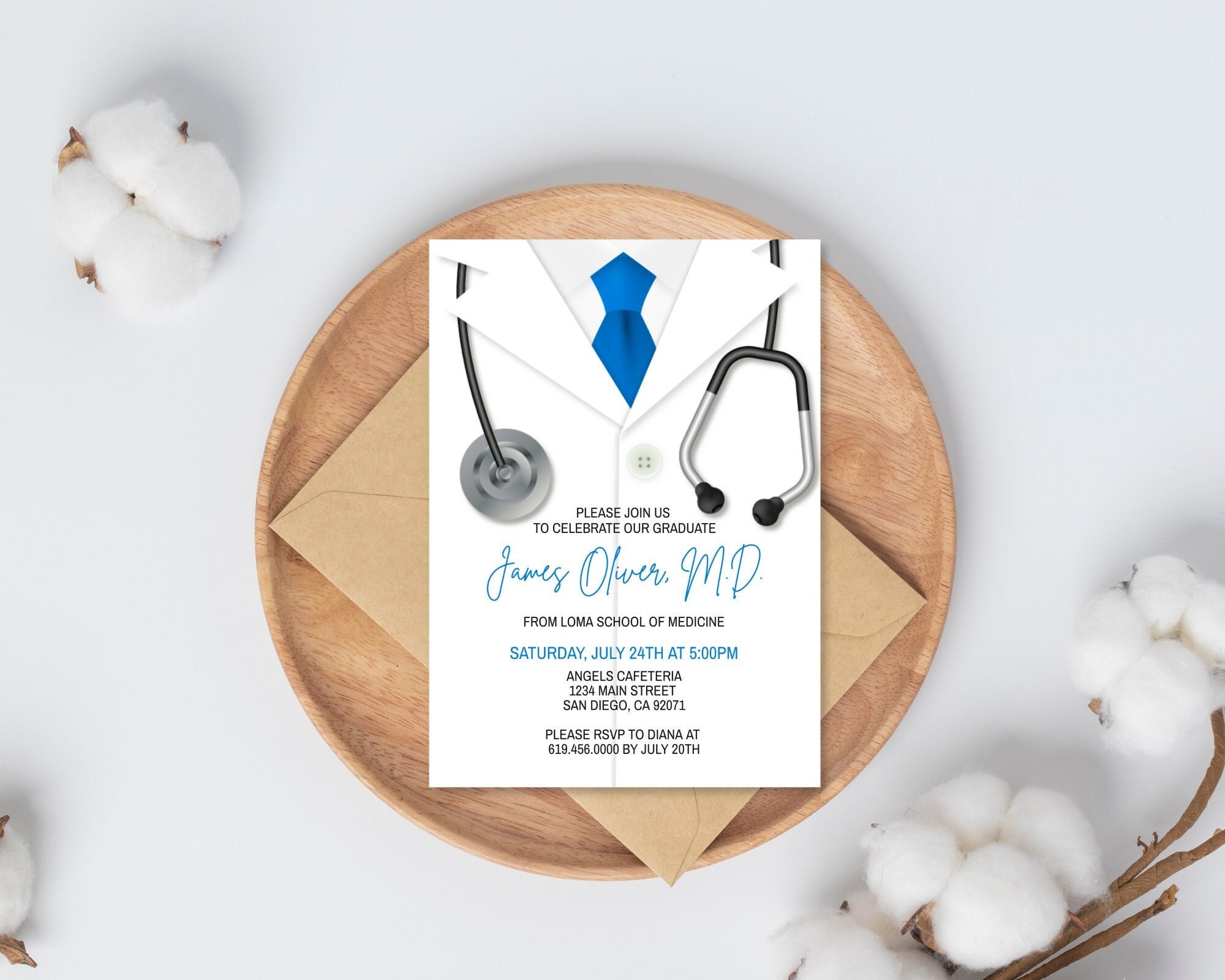 Doctor Graduation Invitations Template, Doctor Graduation Party ...