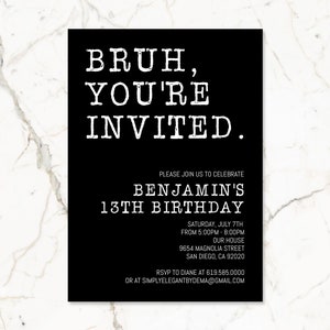 Teacher Graduation Invitation, Editable Big Heart Teach Little Minds ...