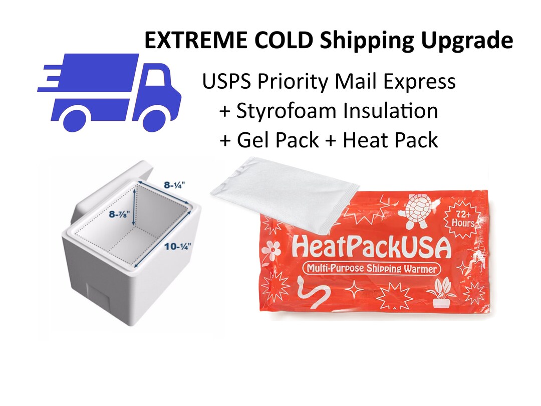 EXTREME COLD Weather Shipping Upgrade: USPS Express Styrofoam ...