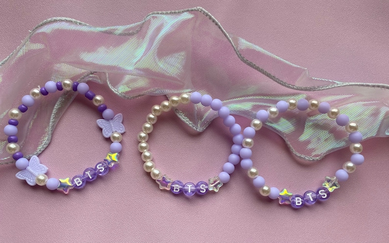 BTS Bracelet 10 Years Edition - Etsy
