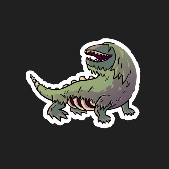 SCP 682 Cute Chibi Hard to Destroy Reptile Sticker | Etsy