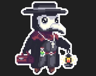 Plague Doctor Pixel - Etsy