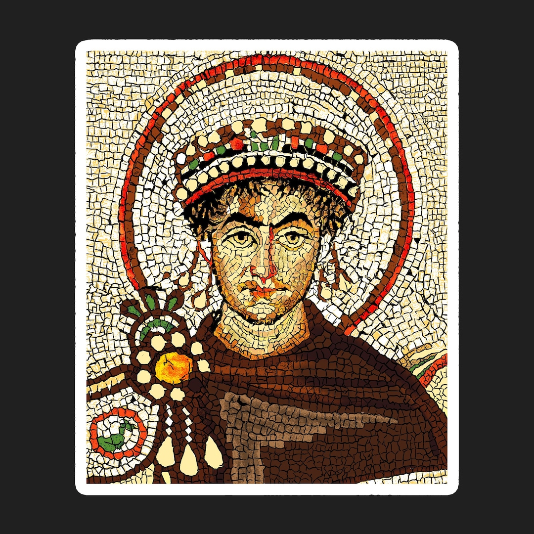 Justinian I Byzantine Roman Empire Sticker - Etsy