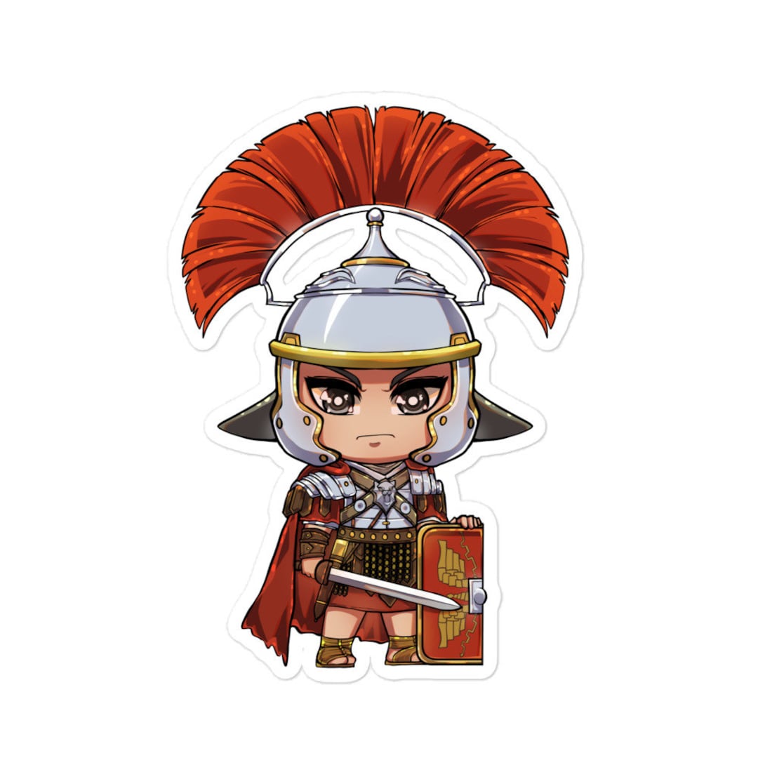 Cute Roman Empire Centurion Sticker Officer Soldier Warrior Ancient ...