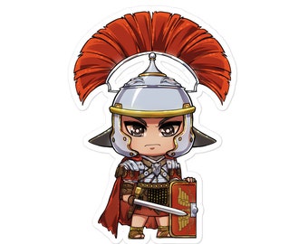Cute Blue Roman Empire Legionary Sticker Soldier Warrior - Etsy