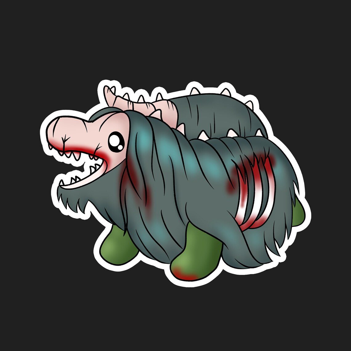 SCP 682 Cute Kawaii Hard to Destroy Reptile Sticker - Etsy