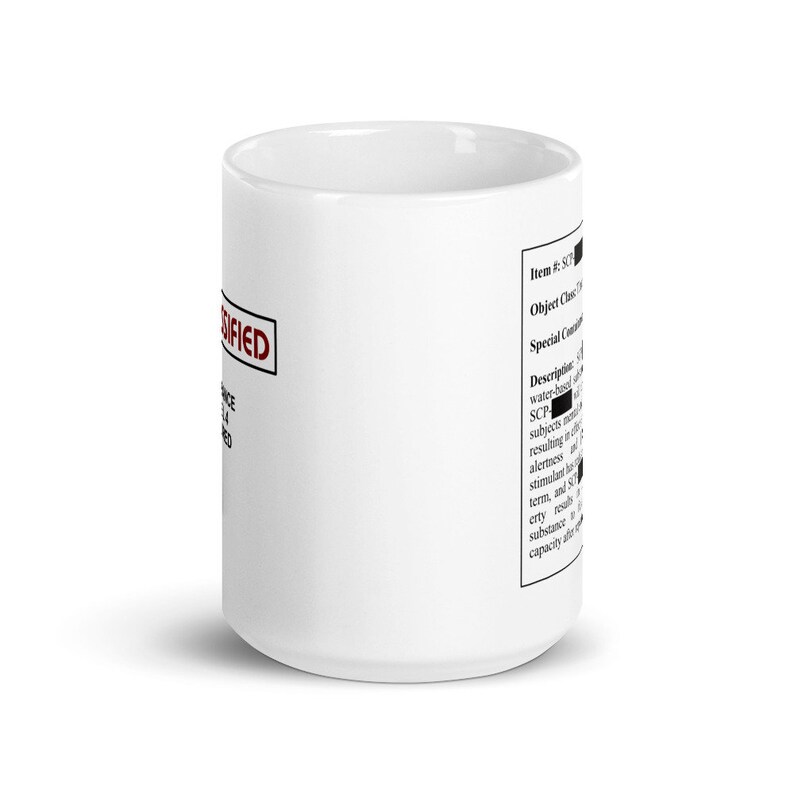 SCP Mug for Clearance Level 4 Personnel Only Includes - Etsy