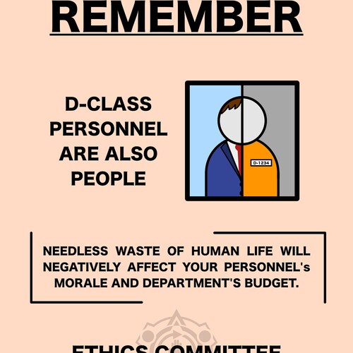 SCP Warning Poster in the Event of an XK Class - Etsy