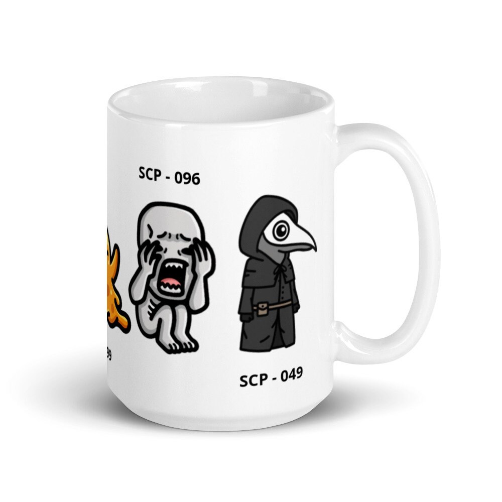 Cute SCP Mug 049-999-682-096 Kawaii Chibi Adorable Small - Etsy