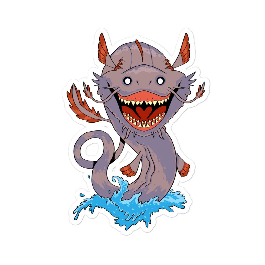 Jormungar Sticker Norse Mythology Chibi Cute Cartoon Art - Etsy