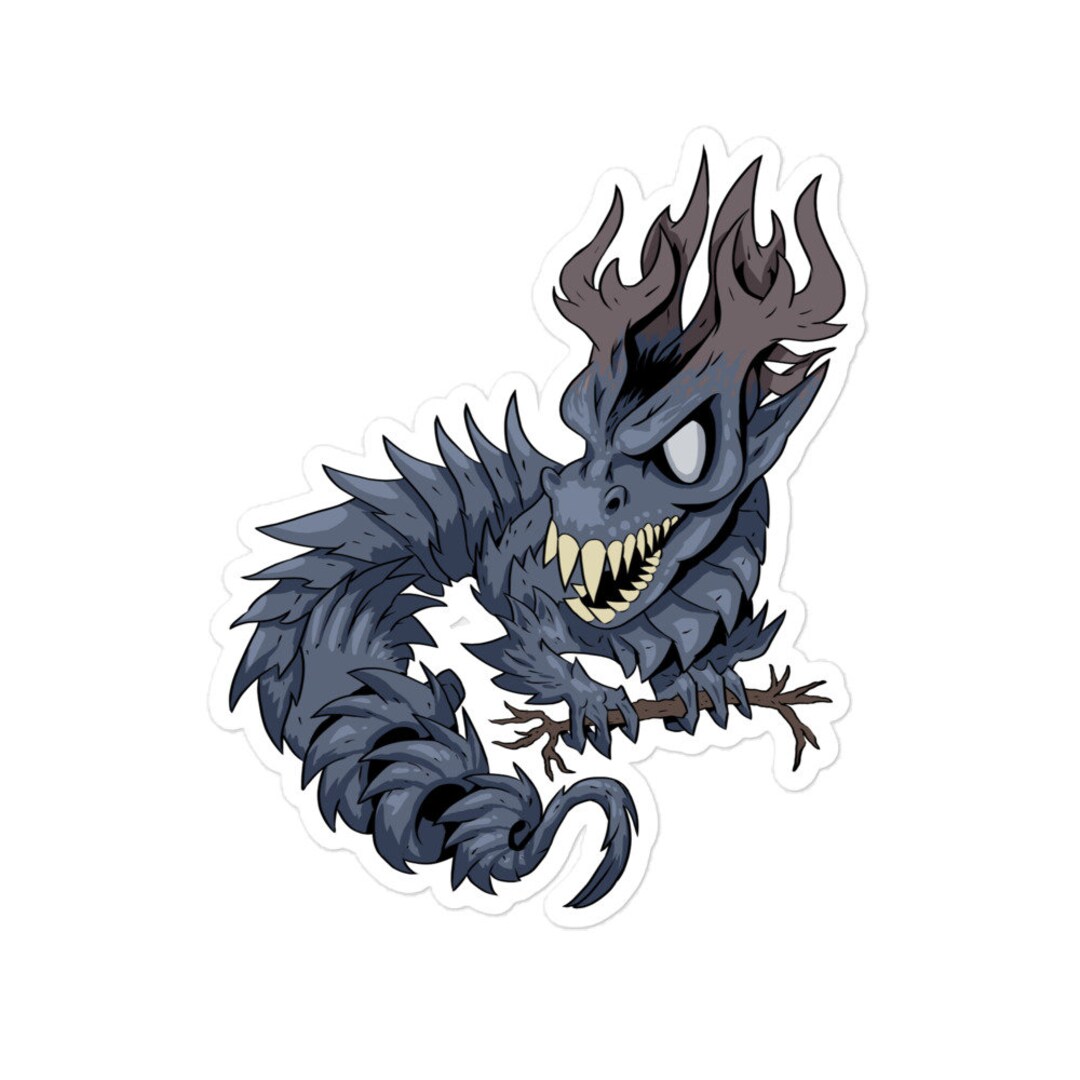 Nidhogg Sticker Norse Mythology Chibi Cute Cartoon Art - Etsy