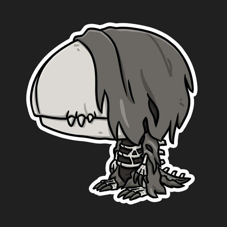 SCP 682 Cute Kawaii Hard to Destroy Reptile Sticker - Etsy Ireland