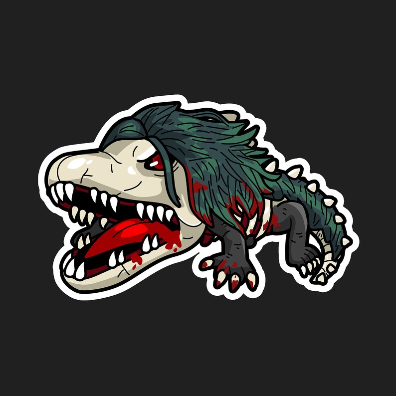 SCP 682 Cute Kawaii Hard to Destroy Reptile Sticker | Etsy