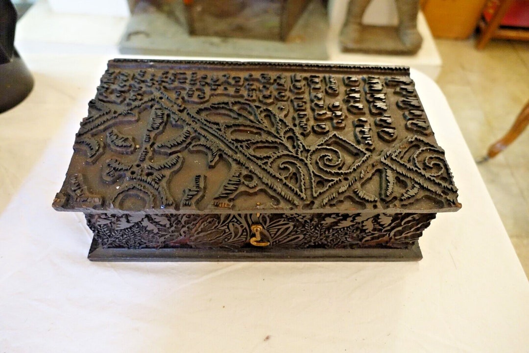 LARGE Napoleon Work Box 3 Dies Printing Fabric Crafts - Etsy