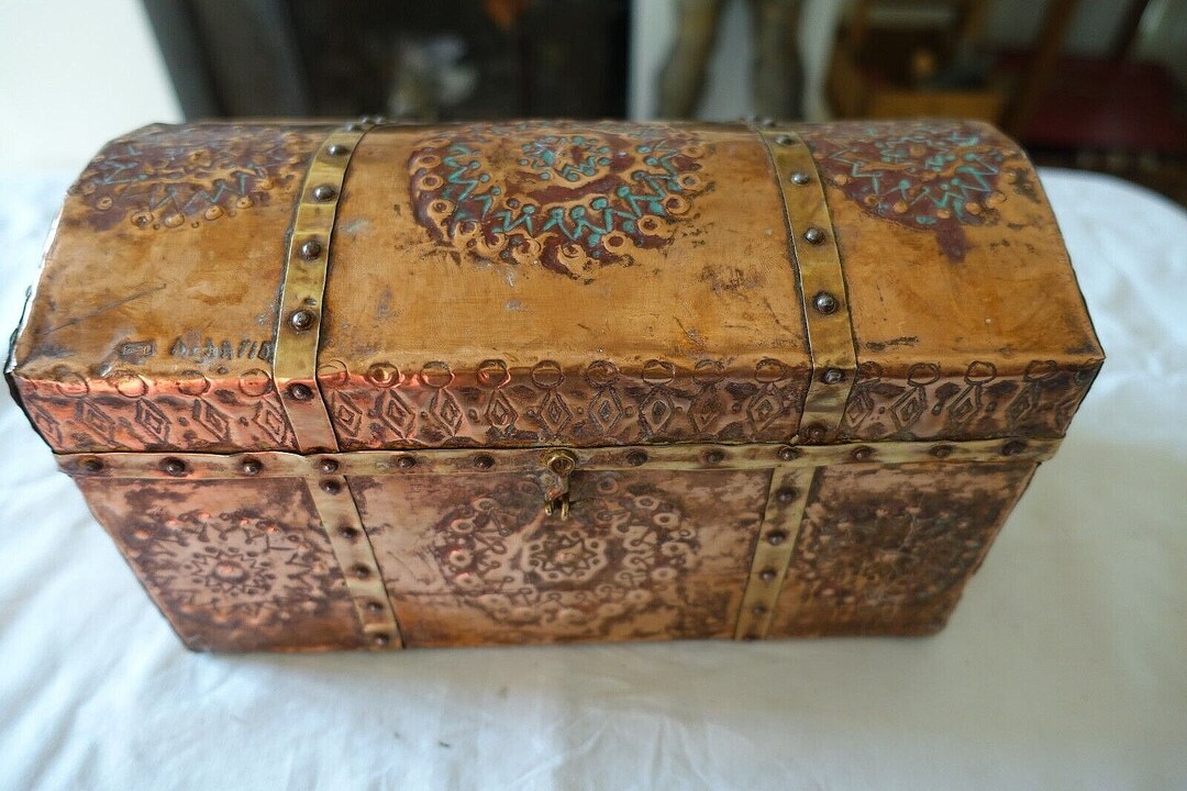 Rare Jewelry Box Trench Work, Folk Art, Tramp Art - Etsy