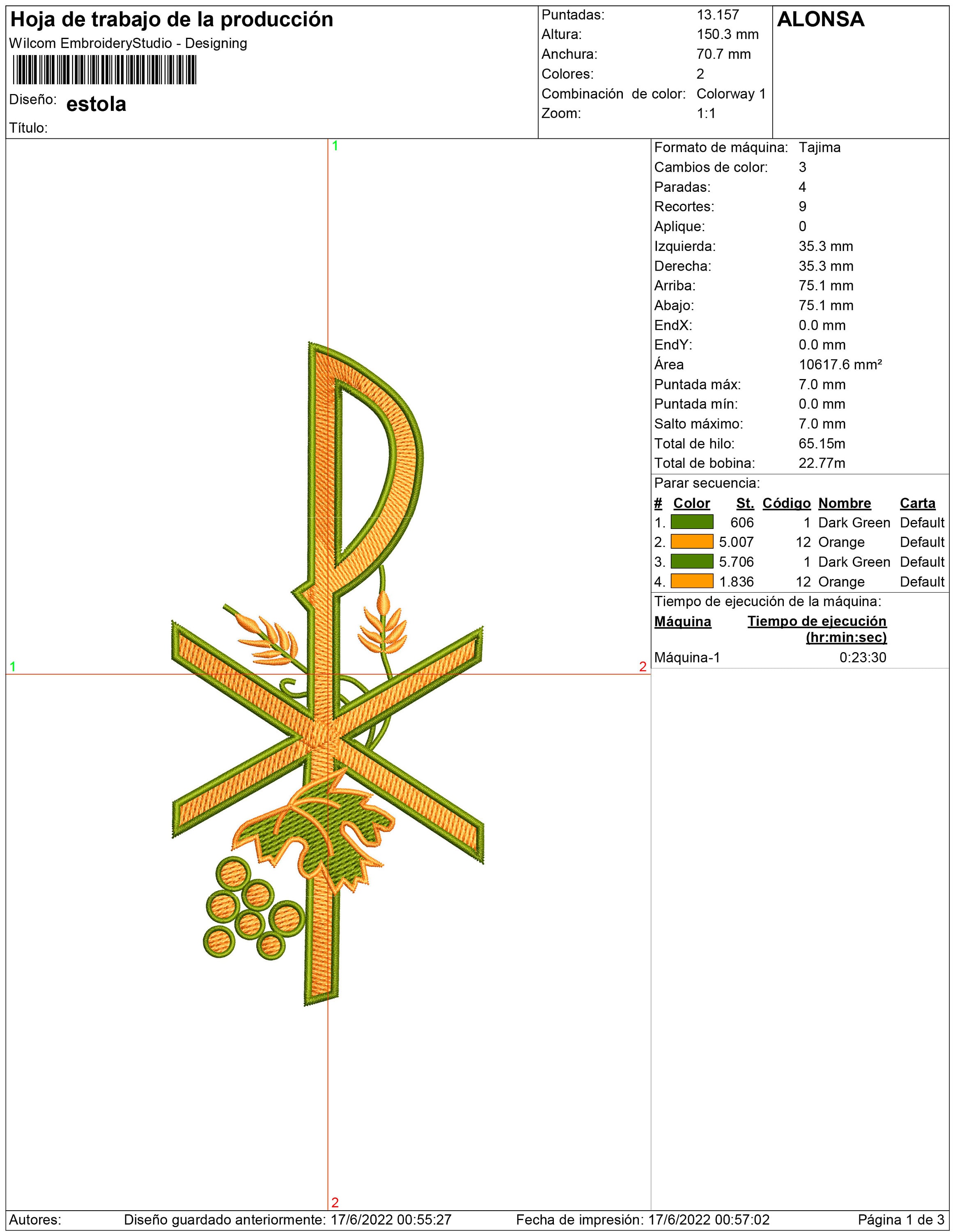 Crismón, Cross of Constantine, Embroidery Design for Embroidery Machine ...