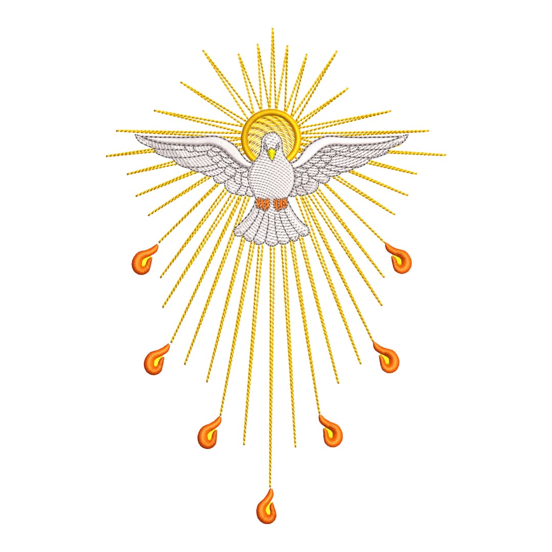 Holy Spirit Embroidery Design, 5 Sizes, for Embroidery Machine - Etsy