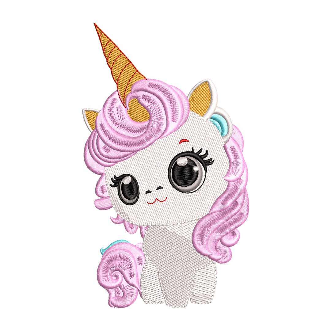 Cute Unicorn Embroidery Design, 3 Sizes, for Embroidery Machine - Etsy