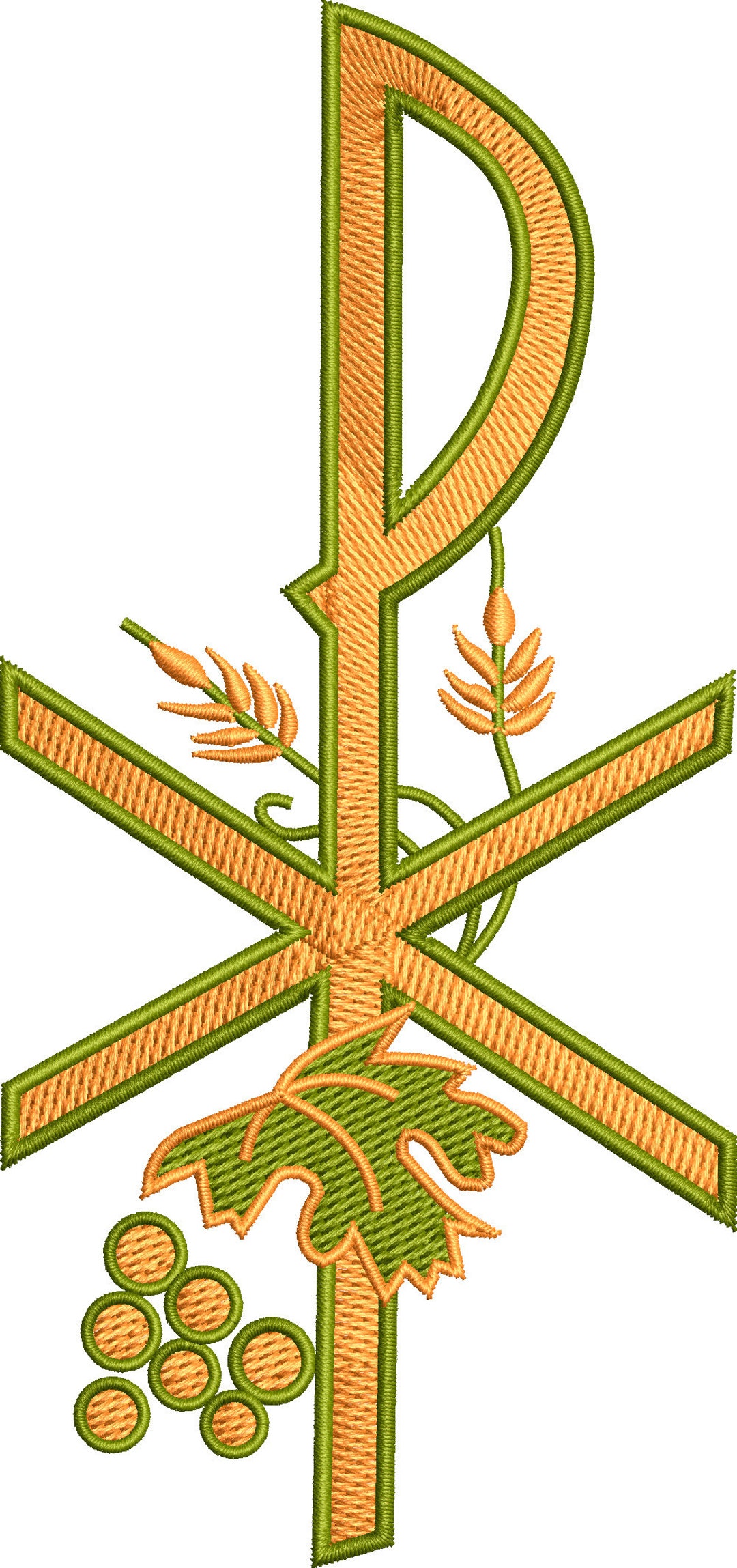 Crismón, Cross of Constantine, Embroidery Design for Embroidery Machine ...