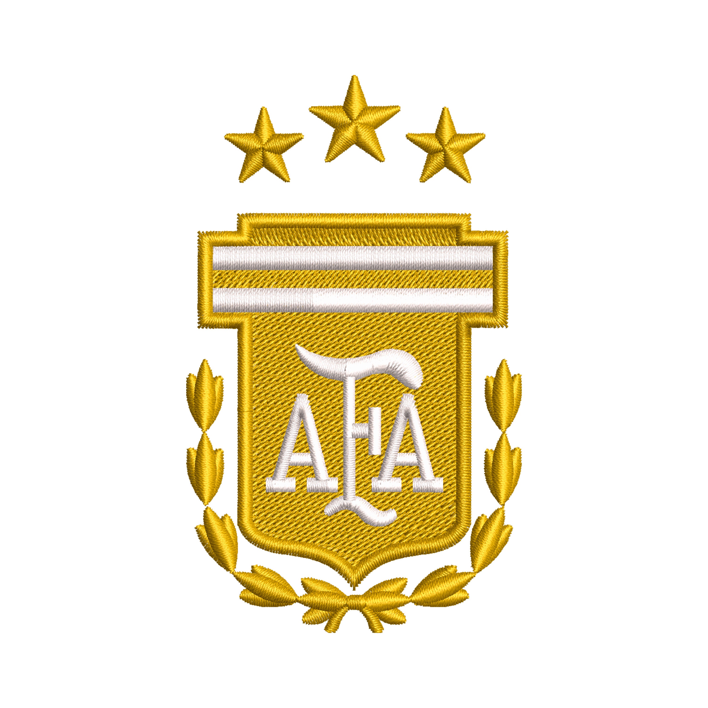 Embroidery Designs of the Argentina National Team 2024 Jersey Crests ...