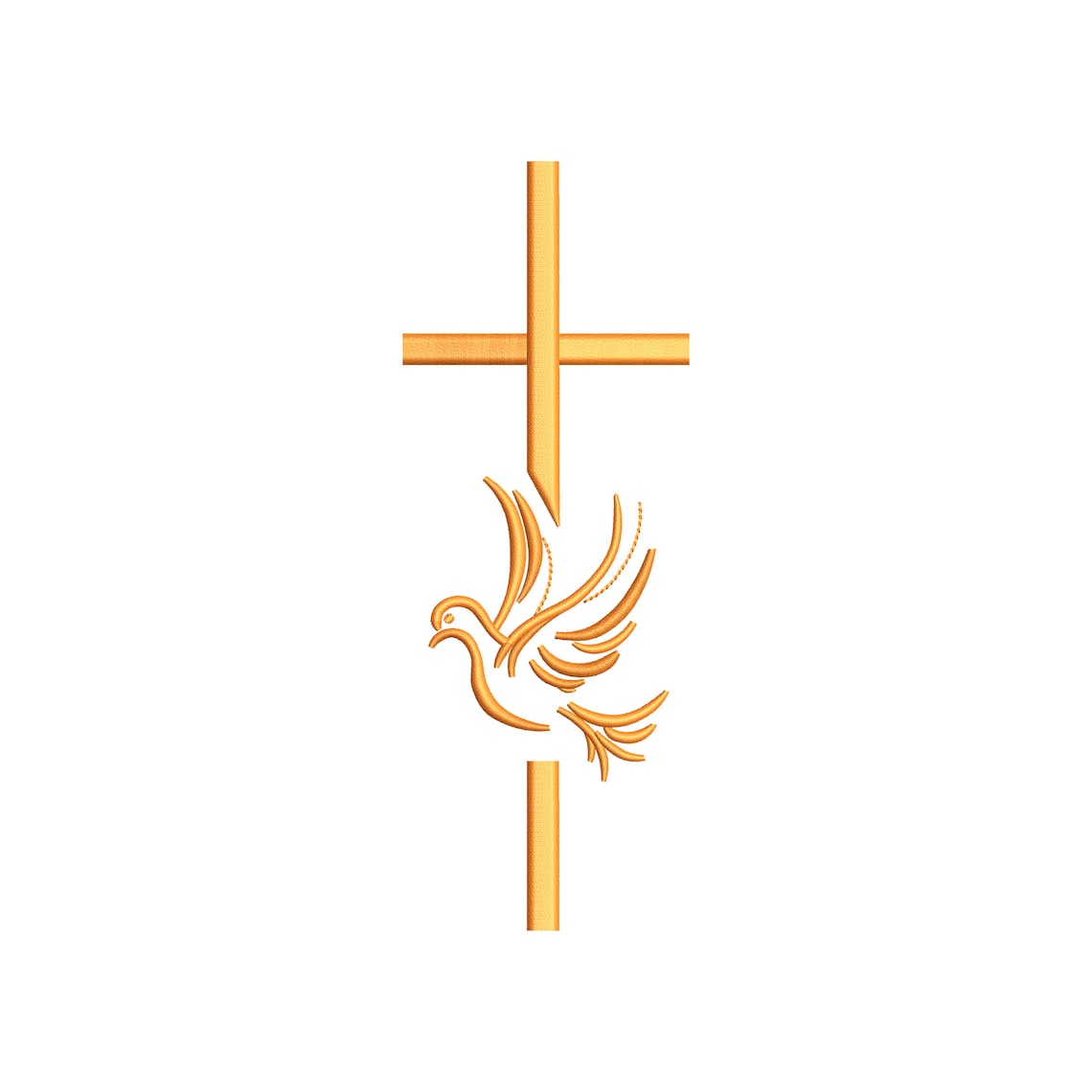Embroidery Design Cross Holy Spirit Dove Religion for Embroidery ...