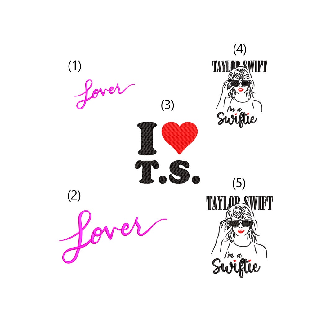 Taylor Swift Embroidery Design, Swiftie Designs, for Embroidery Machine ...