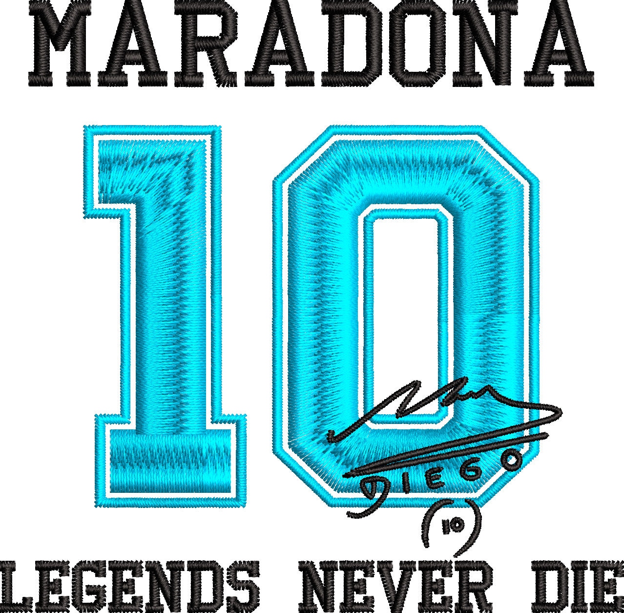 Maradona Embroidery Designs for Machine Embroidery, 7 Designs - Etsy