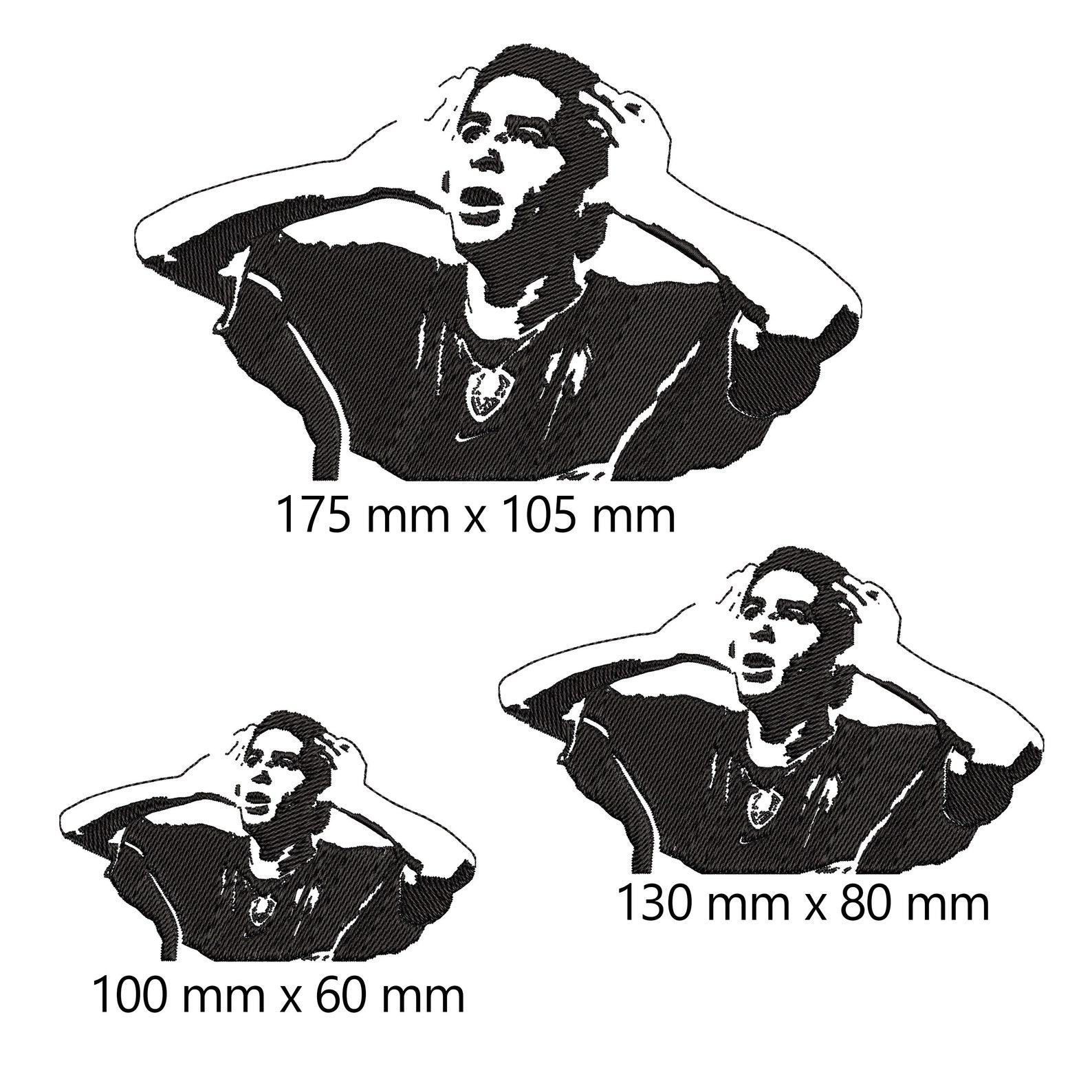 Román Riquelme Embroidery Design Topo Boca Juniors Football for ...