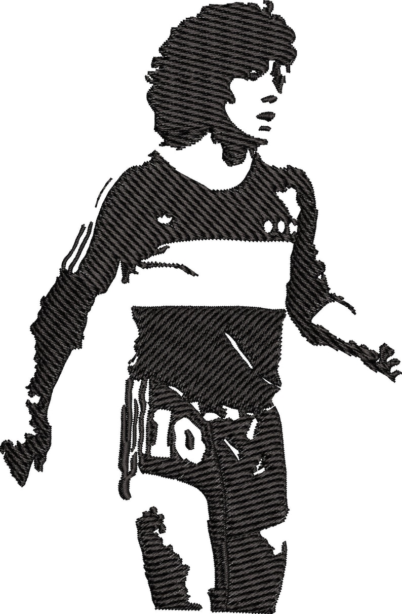 Maradona Embroidery Designs for Machine Embroidery, 7 Designs - Etsy
