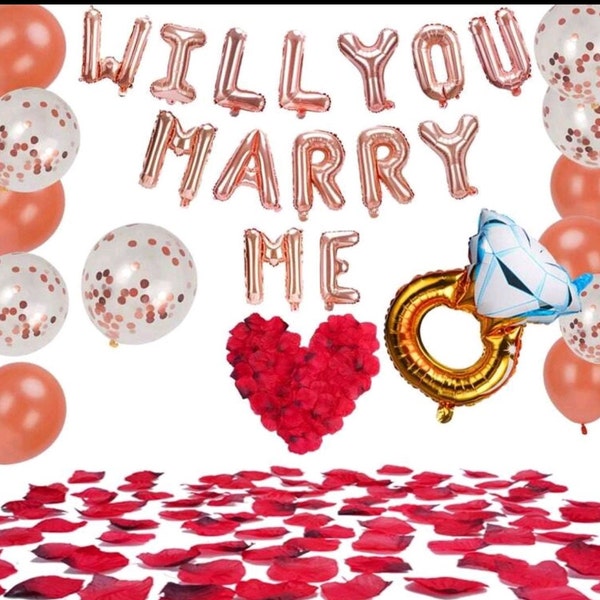 Marry Me Balloons - Etsy