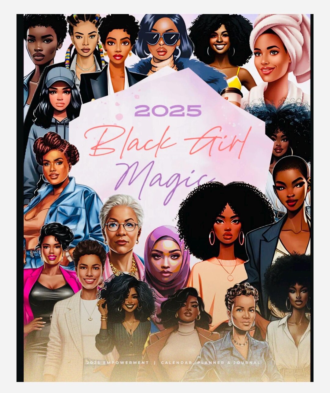2025-2026 Black Girl Magic Planner | Daily Weekly Monthly Calendar ...
