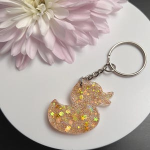 Resin Duck Keychains - Etsy