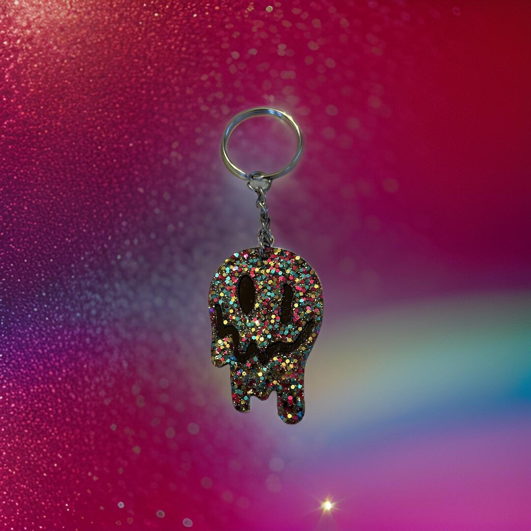 Drooping Smile Keychains - Etsy