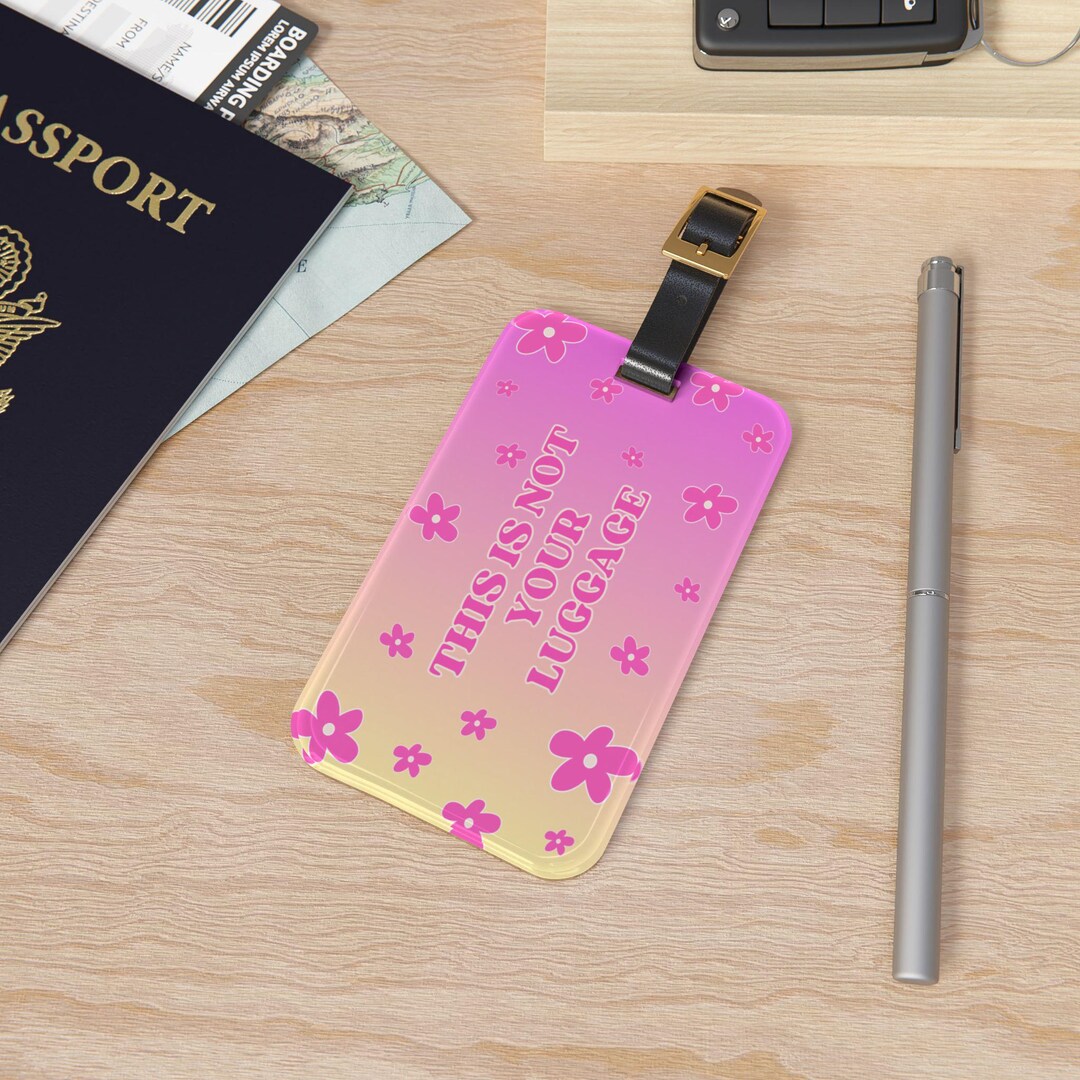 Luggage Tag Not Yours - Etsy