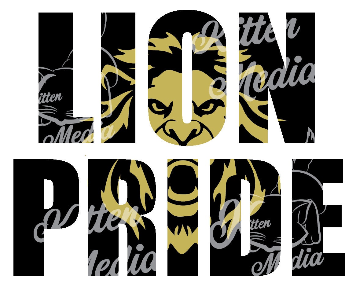 Lion Pride Design SVG PNG - Etsy