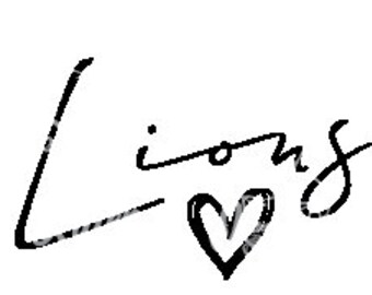 Red Devils Heart Script SVG PNG - Etsy